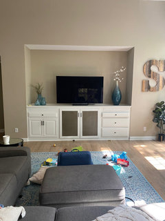 ideas for wall behind TV