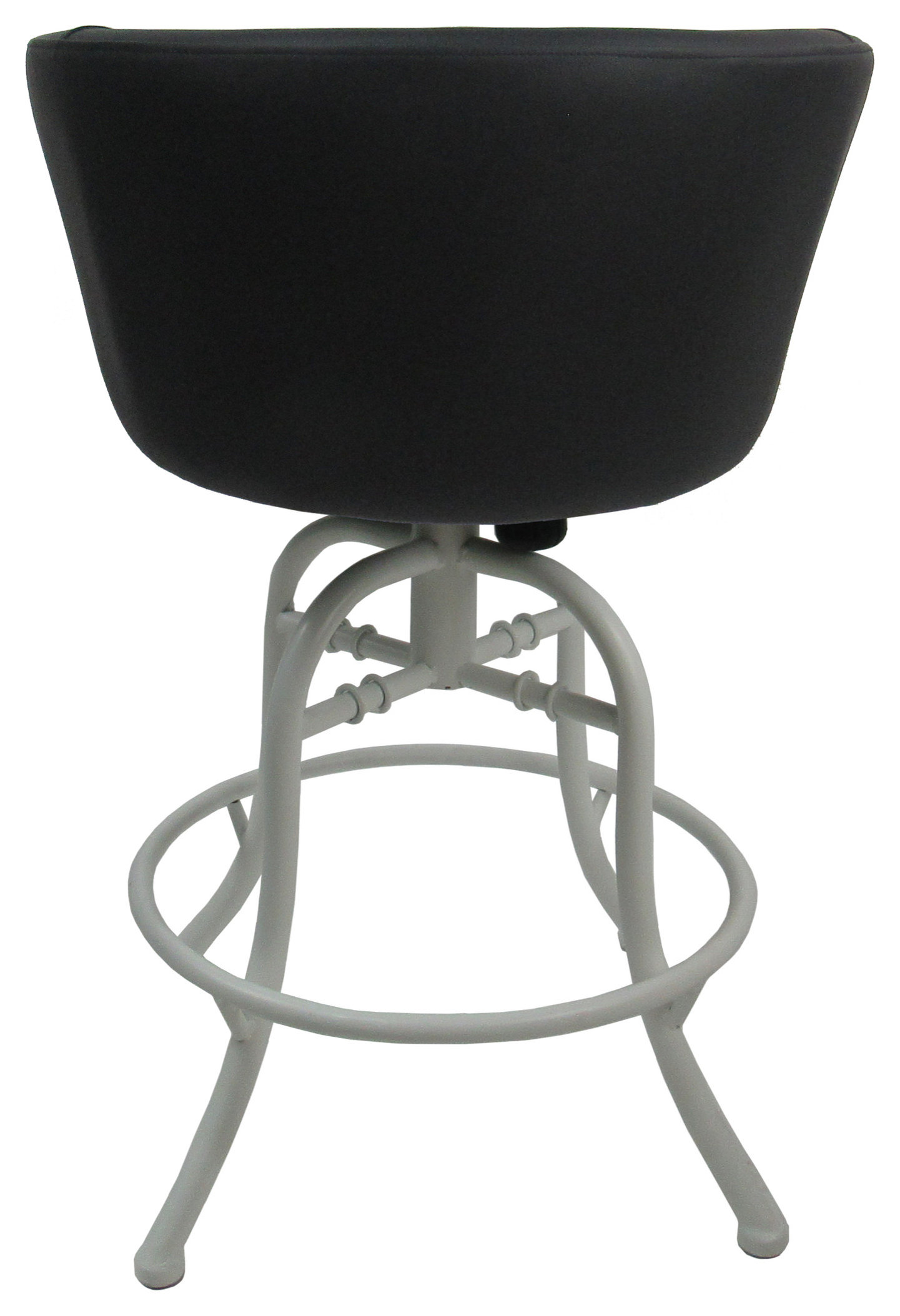 Swivel Tilt Counter 26" or 30" Metal Bar Stool - Joey with White Base ...
