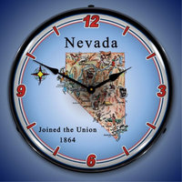 20041110 State of Nevada Clock - Contemporary - Wall Clocks - by ...