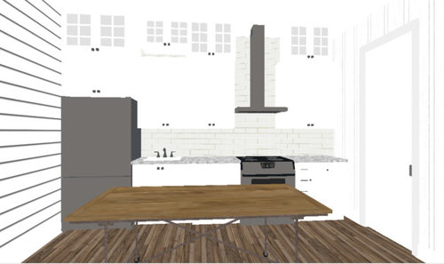 Oven under a window?