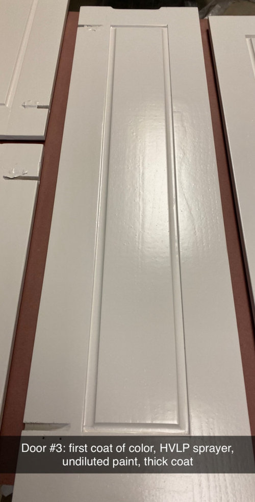 Advice for Air Bubbles with Benjamin Moore Advance | Houzz Forum