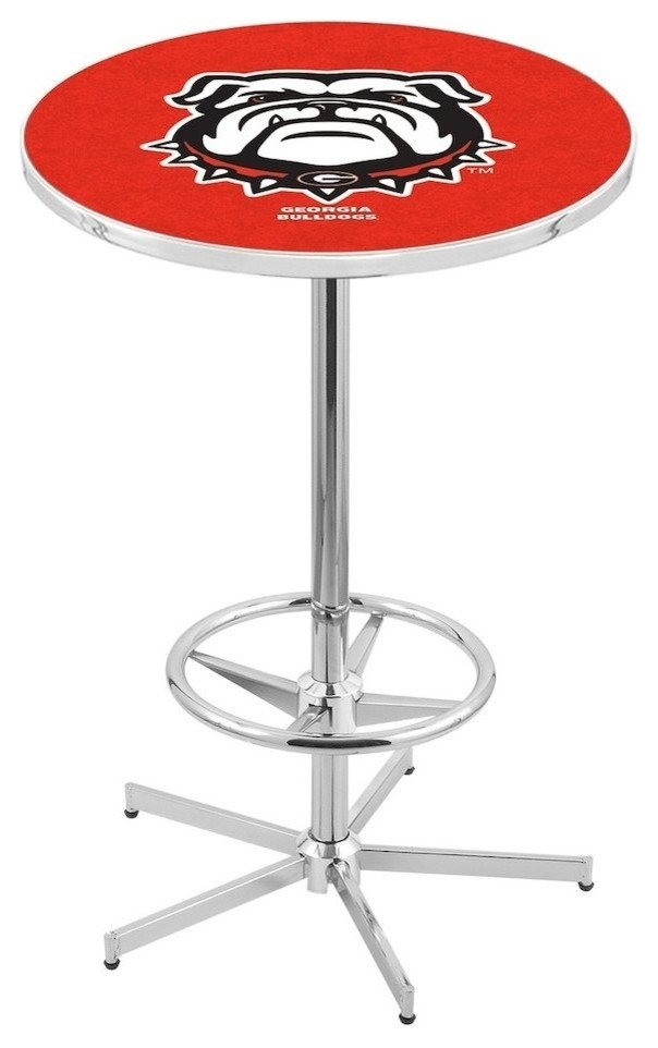 Georgia "Bulldog" Pub Table - Contemporary - Indoor Pub And Bistro ...