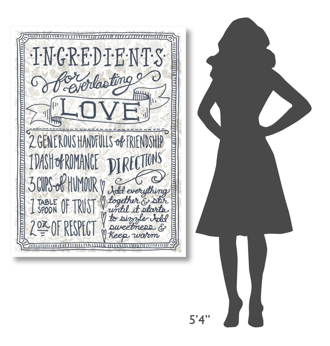 "Ingredients For Life Ditzy Floral III Neutral" Print by Mary Urban, 14 ...