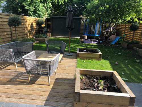 Contemporary Tree/Planting Suggestion For Sleepers | Houzz UK