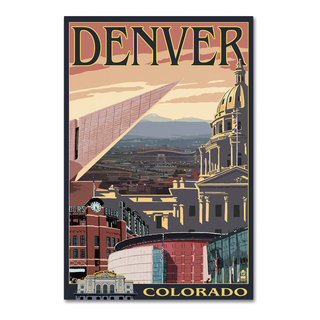 Lantern Press 'Travel 53' Canvas Art, 16"x 24" - Midcentury - Prints ...