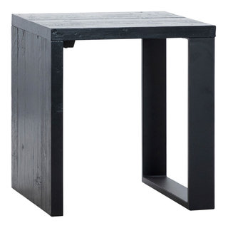 Mika End Table, Black - Industrial - Side Tables And End Tables - by ...