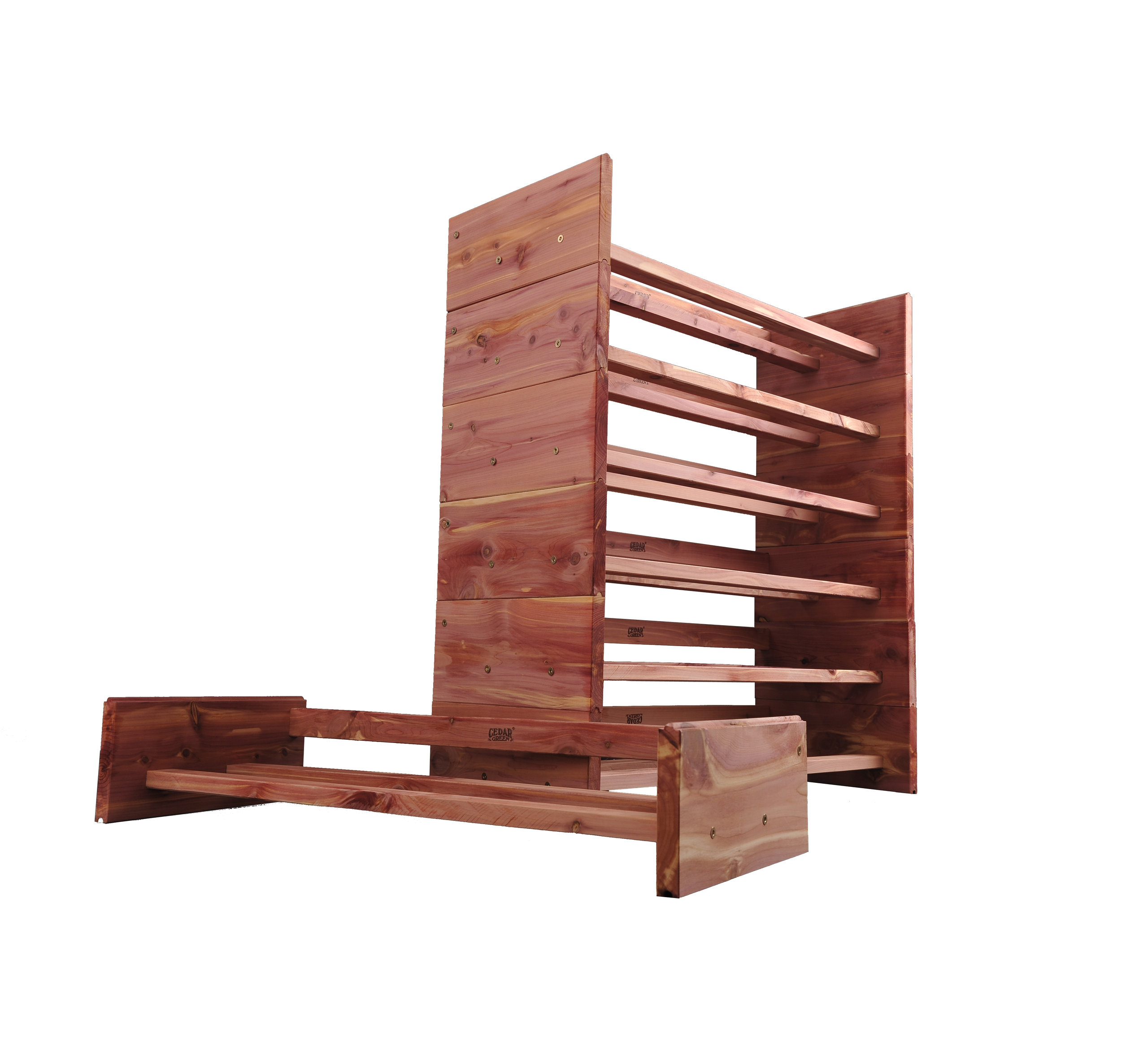 Two-Tier Aromatic Cedar Shoe Rack - Traditional - Shoe Storage - by ...