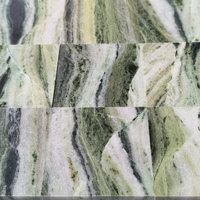 Sagano Vibrant Green Marble 4x4 Tile Honed, 1 sq.ft., 4 inch - Contemporary - Wall And Floor ...