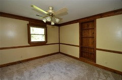 Backwards House. Walkout Basement in Front of House