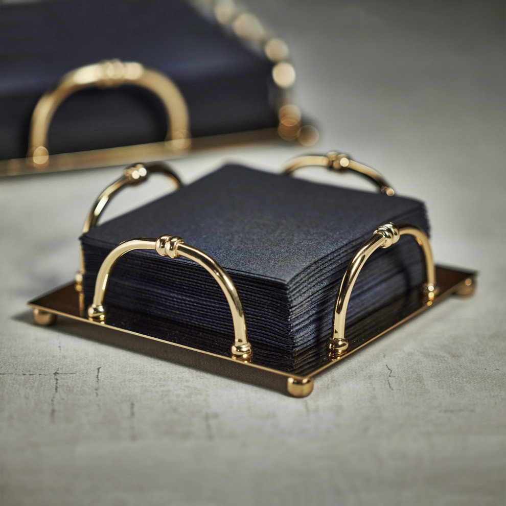 Azalea Cocktail Napkin Holder - Modern - Napkin Holders - by Zodax | Houzz