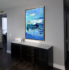 Art wall too high? | Houzz Forum
