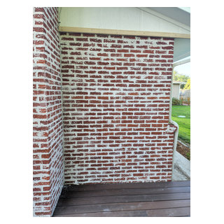 close up of taditional German smear style - Rustic - Exterior - Denver ...