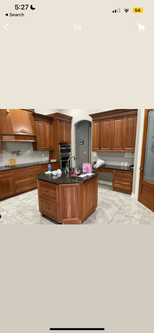 changing countertops for a white kitchen