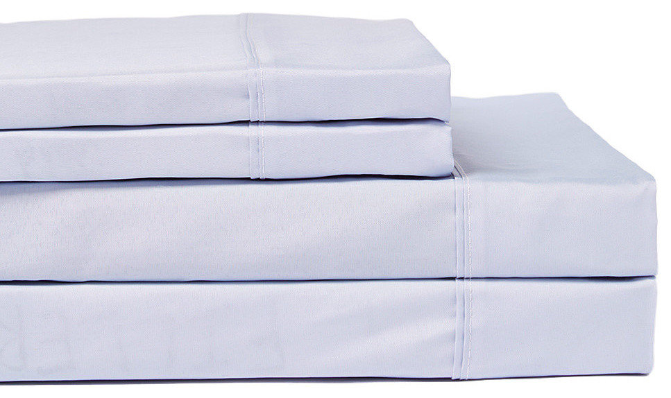 Hotel Essentials Microfiber 3-Piece Sheet Set, Full - Contemporary ...