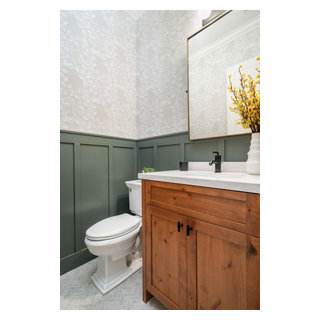 Craftsman Remodel - Craftsman - Powder Room - San Francisco - by Alina ...