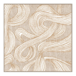 Washable Fair Haired Area Rug, Square 3' - Contemporary - Area Rugs ...