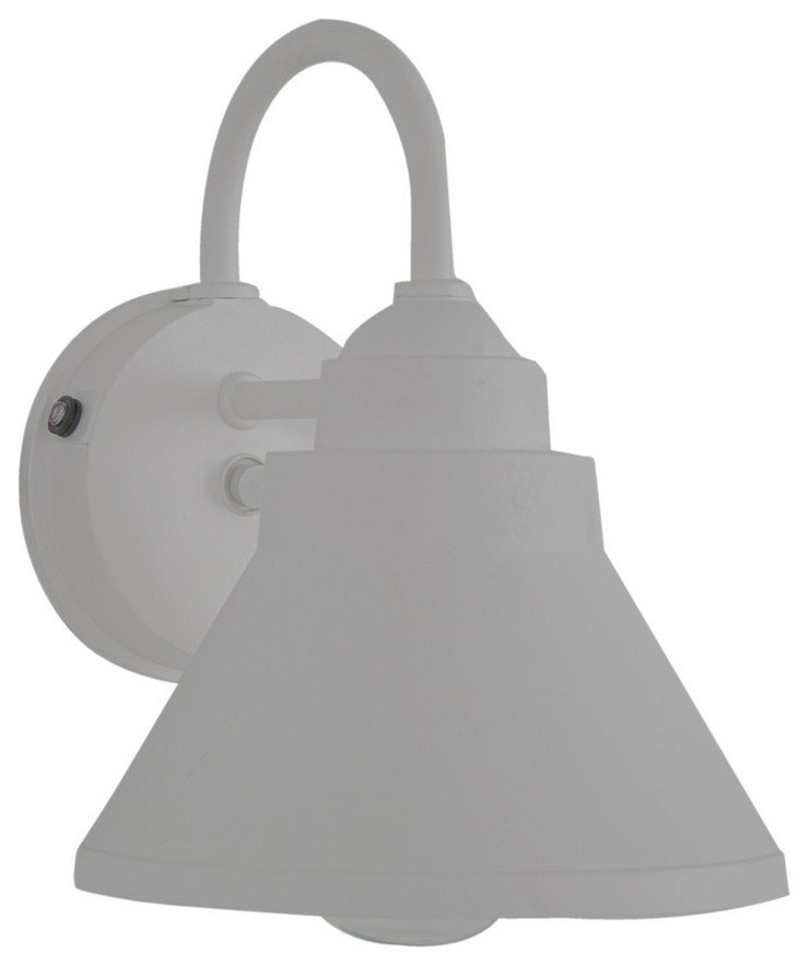 Resilience Lanterns 1-Light Outdoor Lantern, Textured White ...