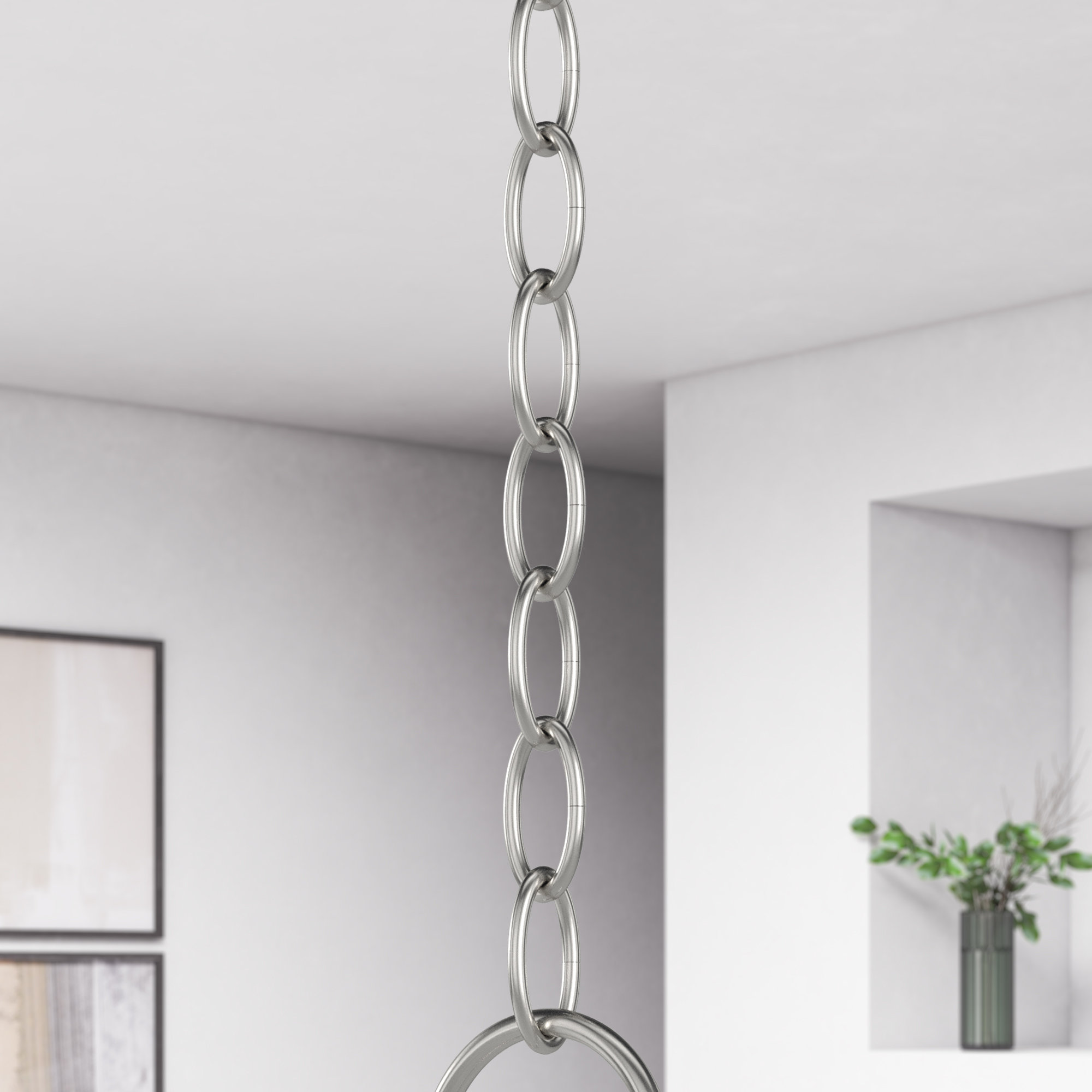 Heavy Duty Decorative Chain, Brushed Nickel - Lighting Hardware - by ...