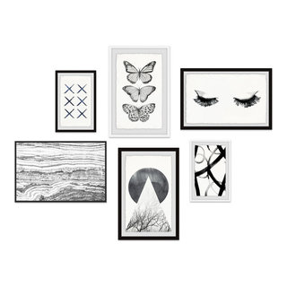 Apperception Hexaptych, 48"x36" - Contemporary - Prints And Posters ...