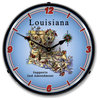 N20031041 Louisiana Supports the 2nd Amendment Clock - Contemporary - Wall Clocks - by ...