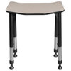 Ferris 26 X 24 Height Adjustable Student Desk- Maple - Contemporary ...