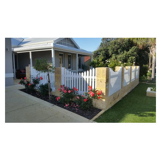 Colonial PVC Picket Fencing - Traditional - Perth - by Probuild ...