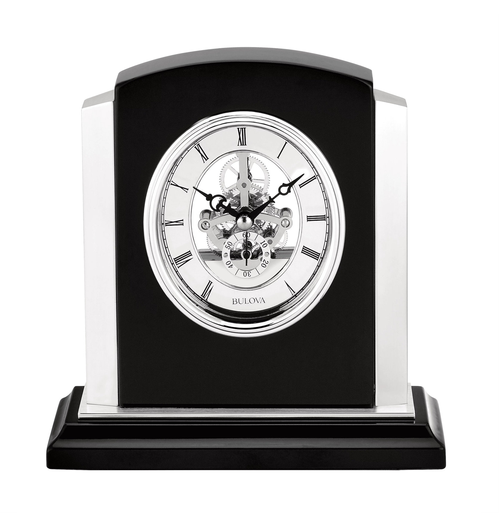 Bulova Clocks, Skeleton table top, B1715 ,Faith, Accent dcor ...