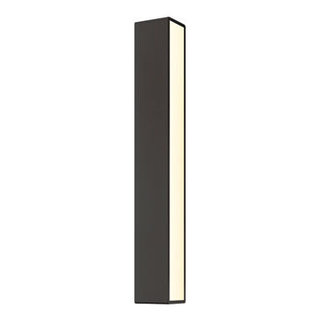 Sideways Inside-Out 24" LED Sconce, Textured Bronze - Modern - Wall ...