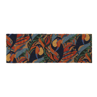 Sheltered Long Front Door Mat Coir Coco Fibers Rug 30x10 Natural ...