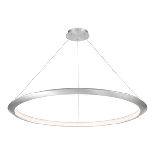Modern Forms The Ring 1-Light 48" LED Round Pendant/3000K, Aluminum ...