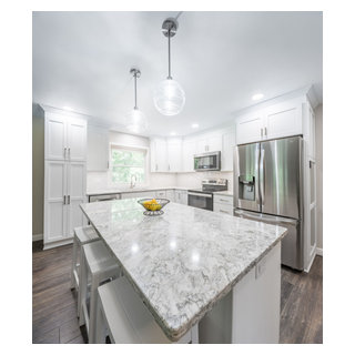 1970's Kitchen Remodel - Farmhouse - Kitchen - by Goldware Interior ...