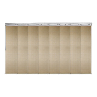 Raisa 8-Panel Track Extendable Vertical Blinds 130-175"W, 91.4" H ...