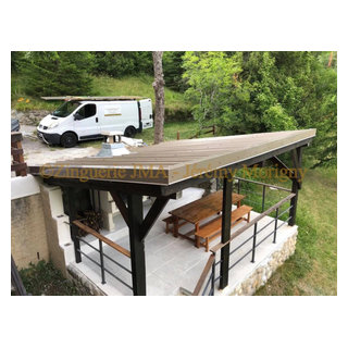 Couverture bac acier - Rustic - Patio - Nice - by Zinguerie JMA | Houzz