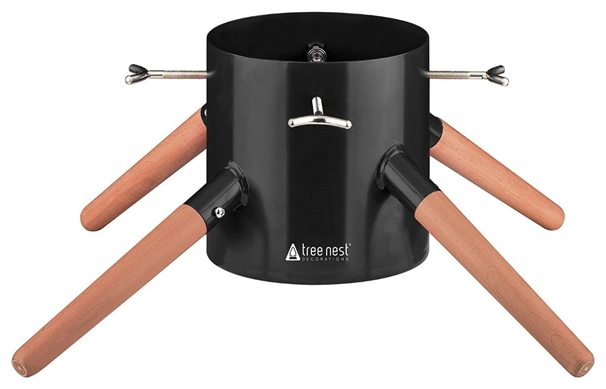 Tree Nest Family Christmas Tree Stand Base for Real Trees up to 8ft ...