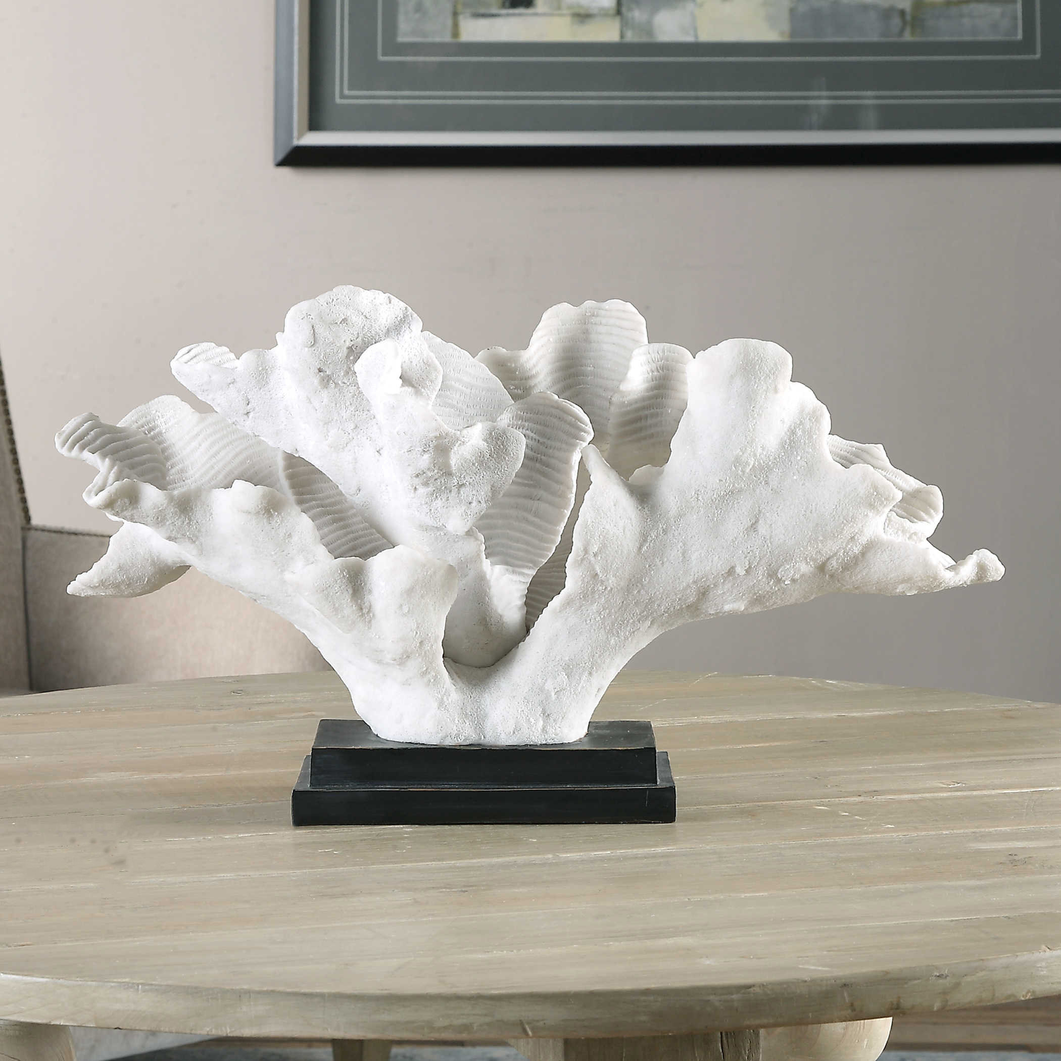Uttermost Blade Coral Statue - Beach Style - Decorative Objects And ...