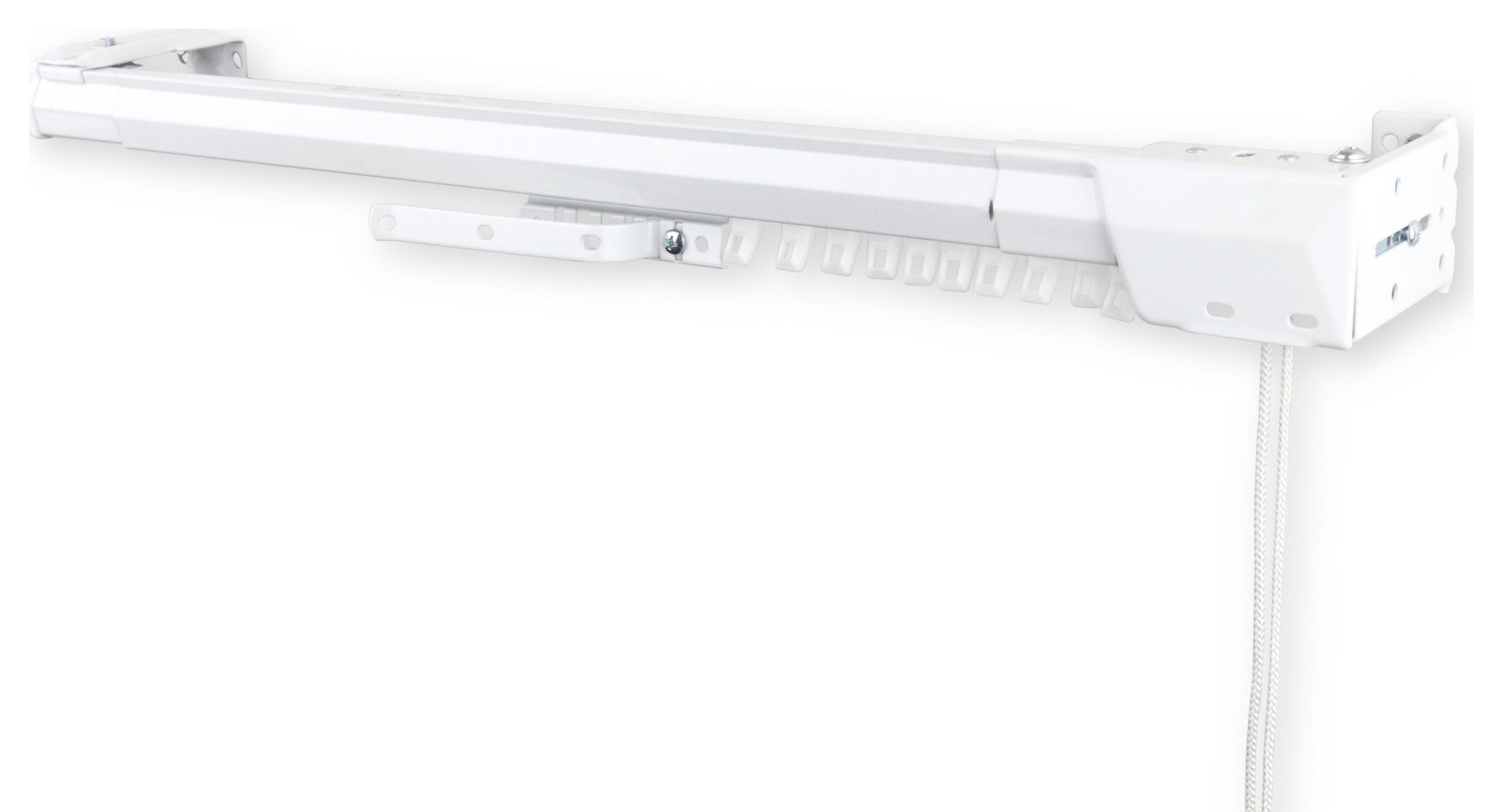 Heavy Duty Traverse Rod, One Way Cord Right, 30-48" - Contemporary ...