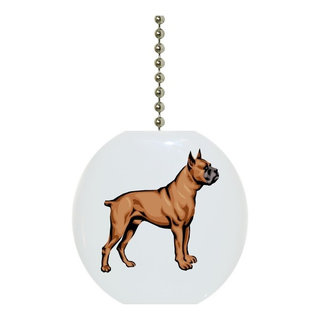 Boxer Dog Ceiling Fan Pull - Traditional - Ceiling Fan Accessories - by ...
