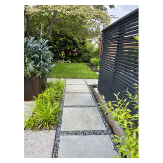 Windemere front garden modern update - Transitional - Landscape ...