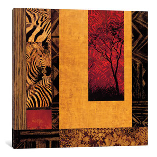 "African Studies II" by Chris Donovan, Canvas Print, 18x18x1.5 ...