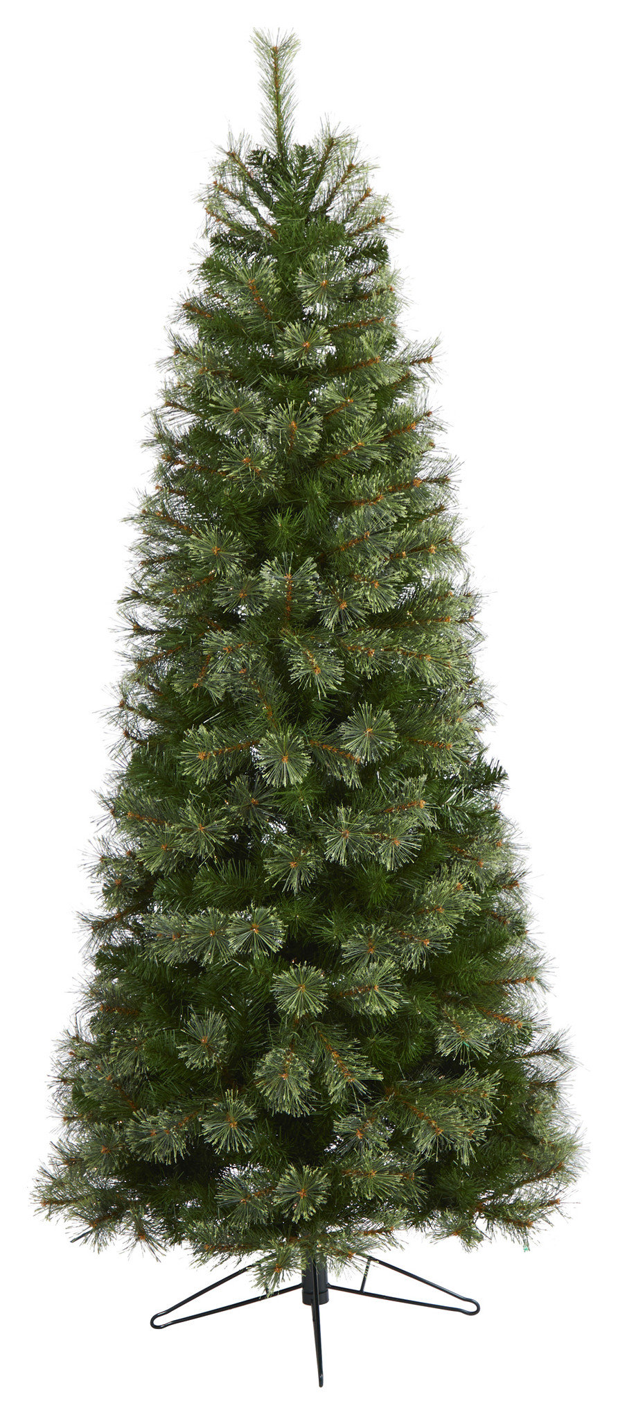 6.5ft. Cashmere Slim Artificial Christmas Tree with 660 Bendable ...