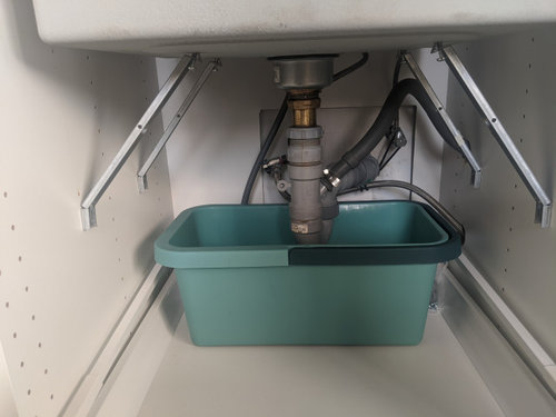 Sink Supports after install