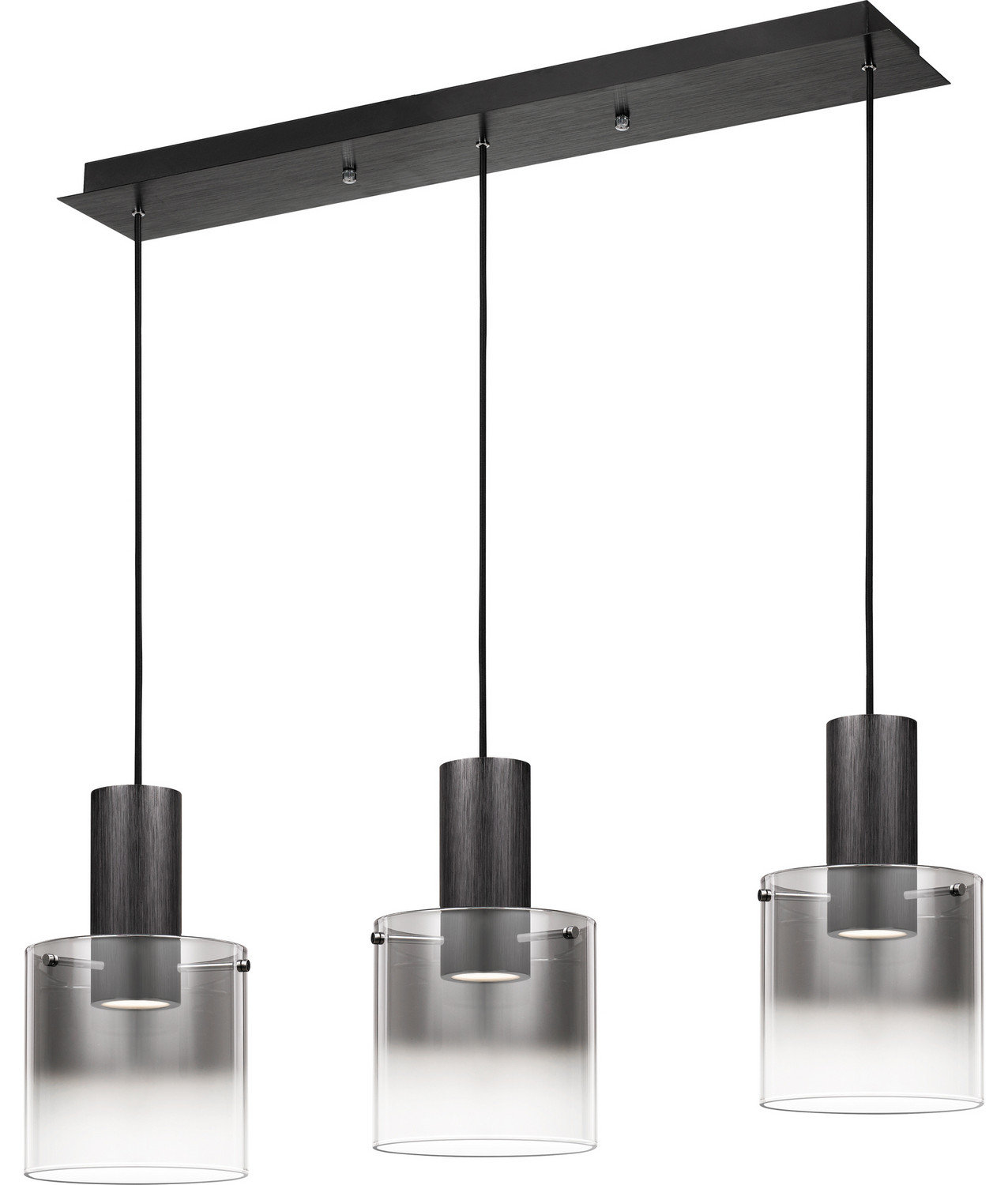 Kilmer LED Island Light, Earth Black - Transitional - Kitchen Island ...