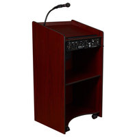 Oklahoma Sound® Aristocrat Sound Lectern, Mahogany - Transitional ...