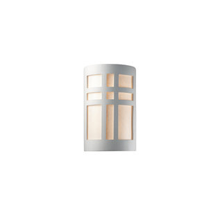Ambiance Large Cross Window, Outdoor Wall Sconce, Bisque, White ...