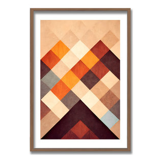 The Pyramid Framed Print Wall Art by Treechild, 32"x48" - Contemporary ...