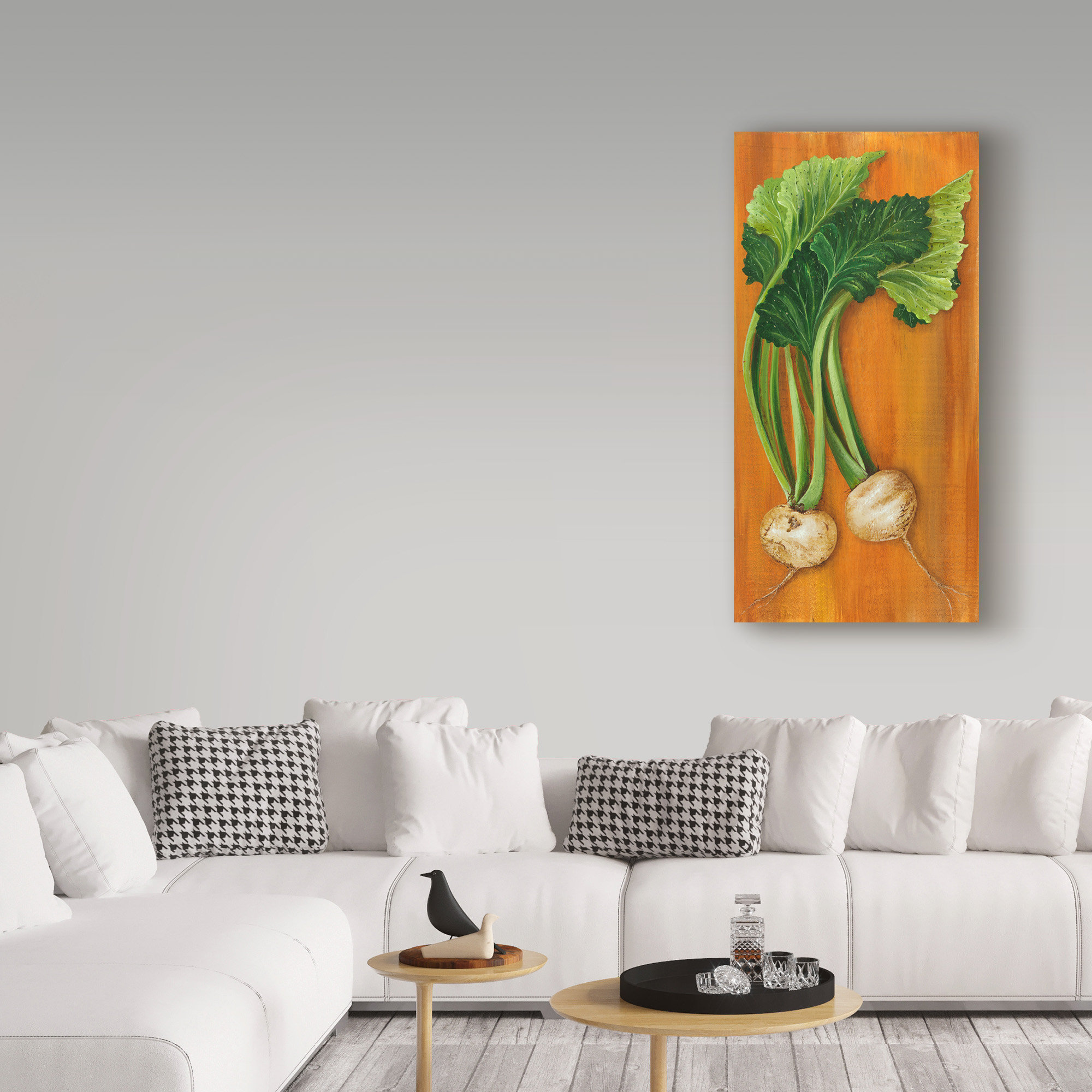 Gigi Begin 'Turnip' Canvas Art, 32"x16" - Farmhouse - Prints And ...