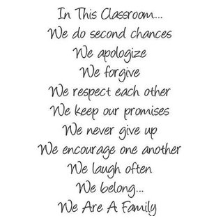 Classroom Rules Students Teacher Decal, 20x20", 20X20 - Contemporary ...