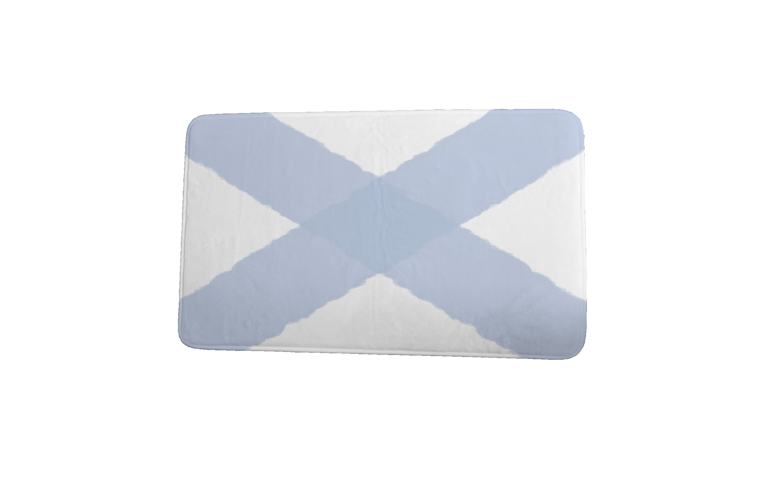 Nantucket X Marks the Spot Geometric Print Bath Mat, 17"x24 ...