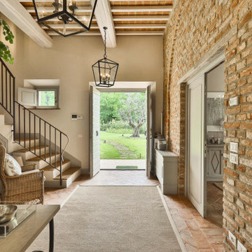 75 Brick Wall Entryway Ideas You'll Love - September, 2025 | Houzz