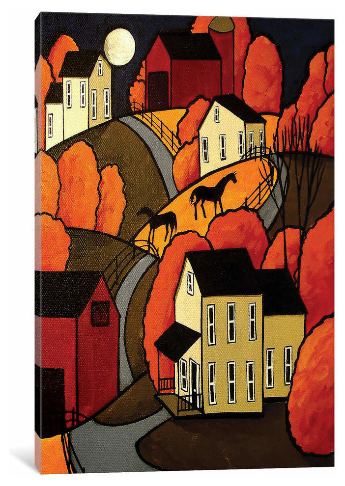 Outlined Autumn by Debbie Criswell Canvas Print, 18"x12"x1.5 ...